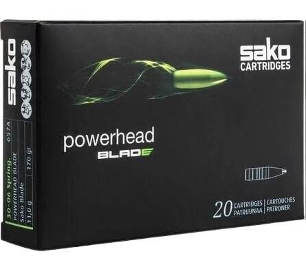 Sako Powerhead Blade 30-06 11,3g/175gr 20 stk Blyfri Riffelpatron ...